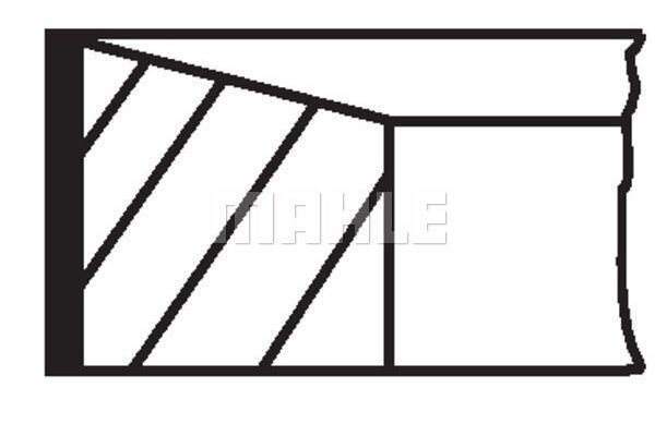 Komplet klipnih prstenova 007RS001500N0 - Fiat, Iveco