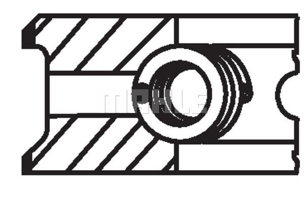 Komplet klipnih prstenova 00865N0 - Fiat, Lancia