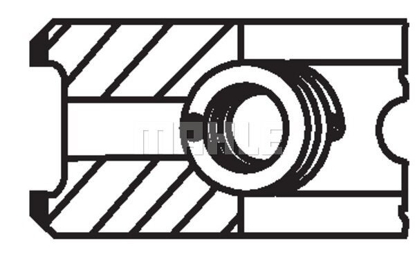 Komplet klipnih prstenova 00950N0 - Fiat, Opel, Renault