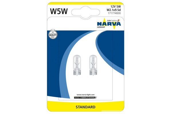 Sijalica Narva W5W 12V/5W Blister - NAR17177BLISTER (2 kosa)