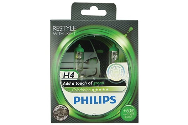 Sijalica Philips H4 ColorVision Green - PH12342CVPGS2 (2 komada)
