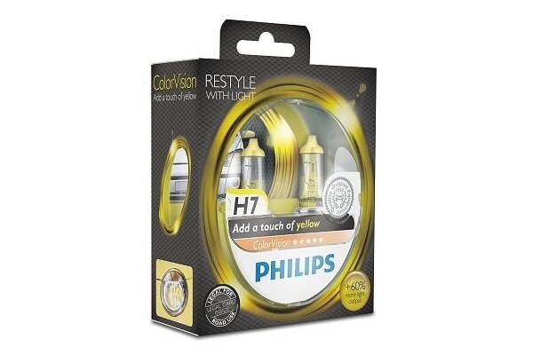 Sijalica Philips H7 ColorVision Yellow - PH12972CVPYS2 (2 komada)