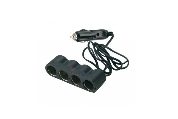 Multi adapter za upaljač za cigarete 35065, 12/24V, 4 priključka