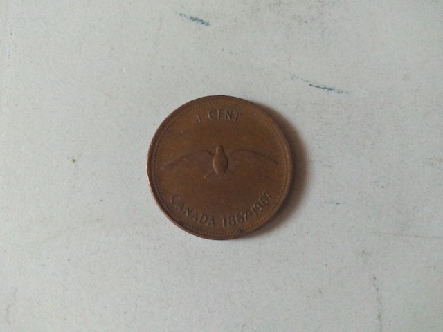 1 cent Kanada 1967.god.