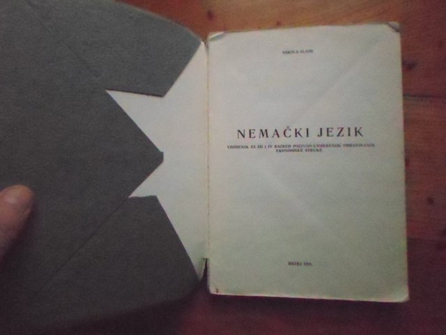 NIKOLA ŠLAJN - NEMAČKI JEZIK UDŽBENIK ZA III I IV RAZ P