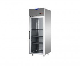 Frižider INOX Tecnodom 700 lit staklena vrata