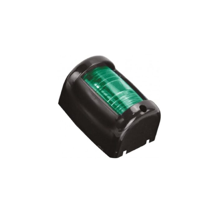 Zeleno signalno svetlo 112,5 stepeni Mini crno na 12V