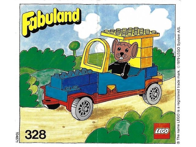 LEGO Fabuland - 328 Moe Mouse`s Roadster