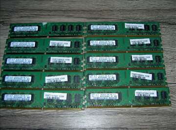 RAM memorije DDR3, DDR2