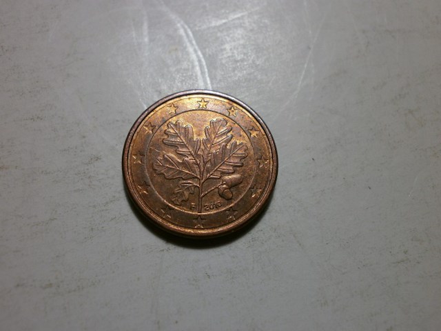 Germany 1 Euro Cent 2010 F
