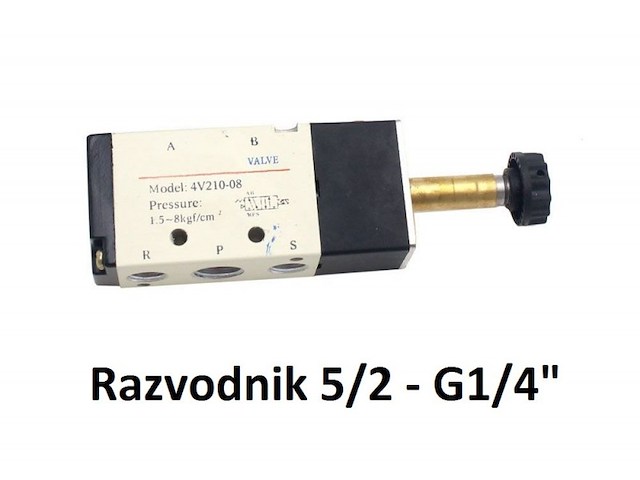 Pneumatski razvodnik elektromagnetni 5/2 G1/4″ 4V210-08