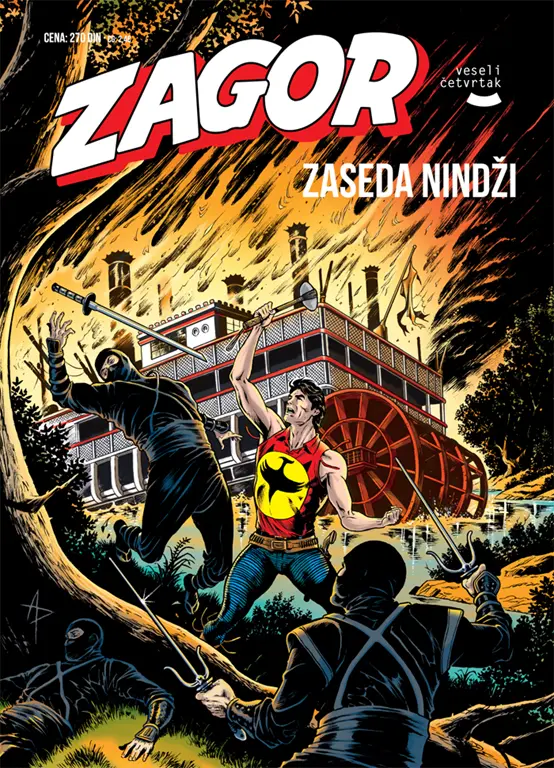 Veseli Četvrtak Zagor 156 - Zaseda Nindži