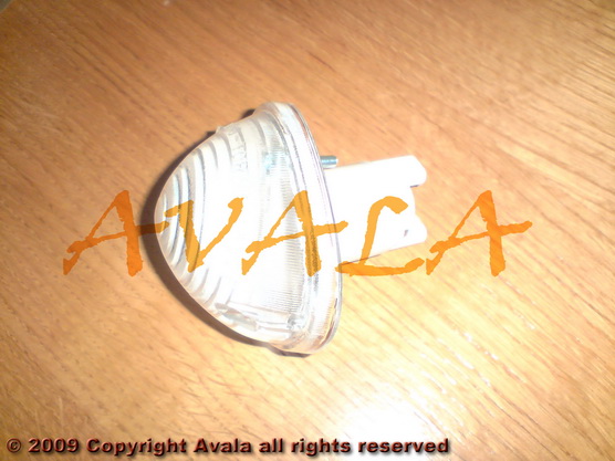 Migavac prednji plastični beli *10804511*