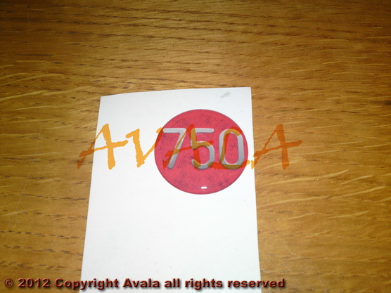 Stiker okrugli 30mm "750" *10902345*