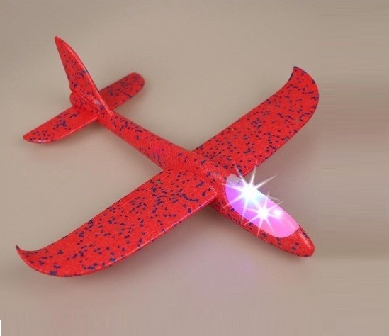 Avion od stiropora sa LED svetlima – 48cm