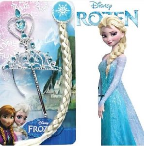 FROZEN Set za princezu – Kruna, Čarobni štapić i Pletenica