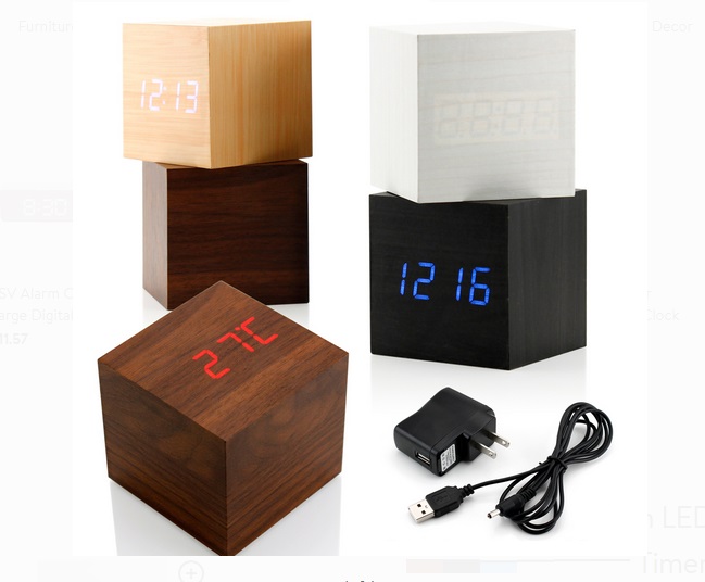 WOODEN CLOCK – drveni digitalni sat