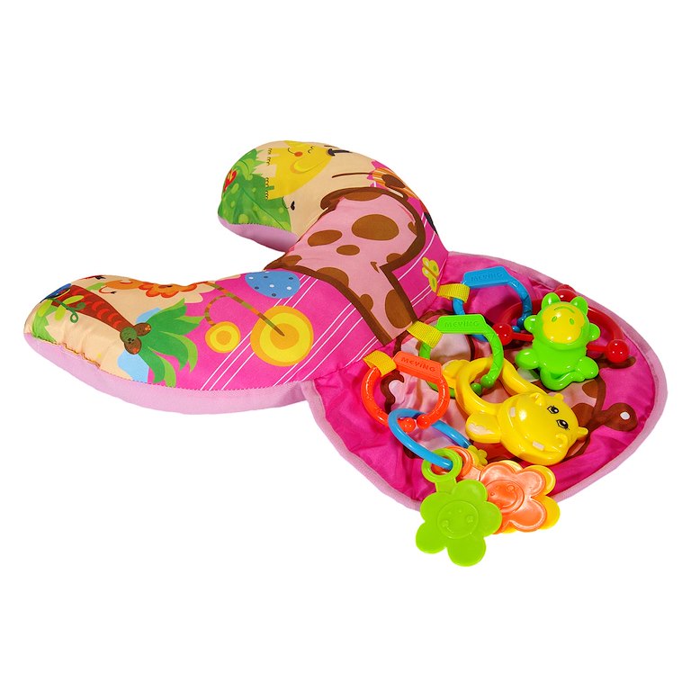 Jastuče sa igračkama za bebe – roze