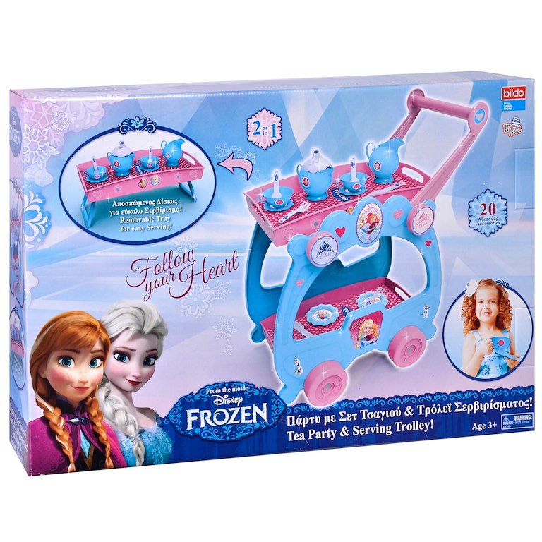 Luksizna Kolica FROZEN – set za čajanku za male princeze