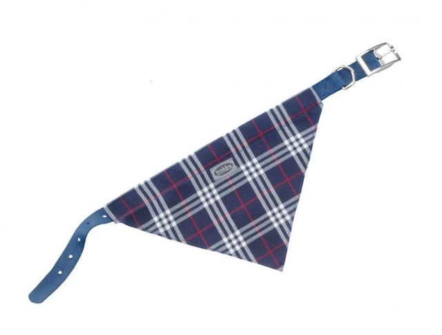 Ogrlica za pse sa maramom plava 57cm, 25mm