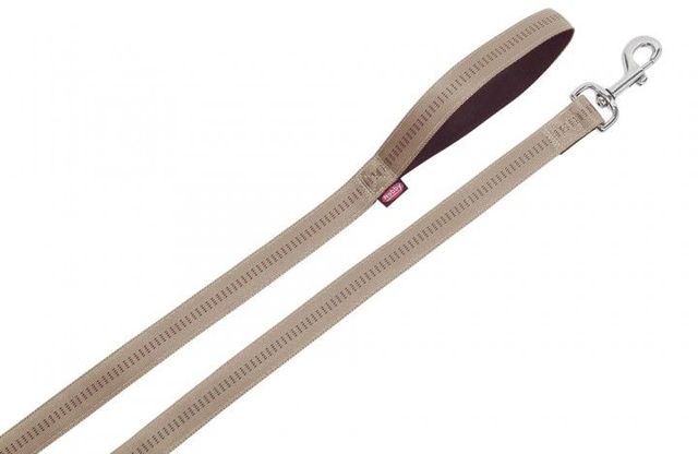 Povodac Soft Grip 120cm, 15mm bež braon