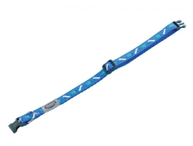Ogrlica za pse MINI 10mm, 20/35cm plava