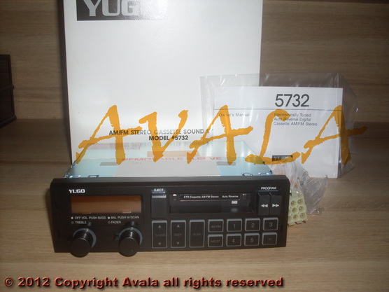 Radio kasetofon Yugo model 5732 *10404357*