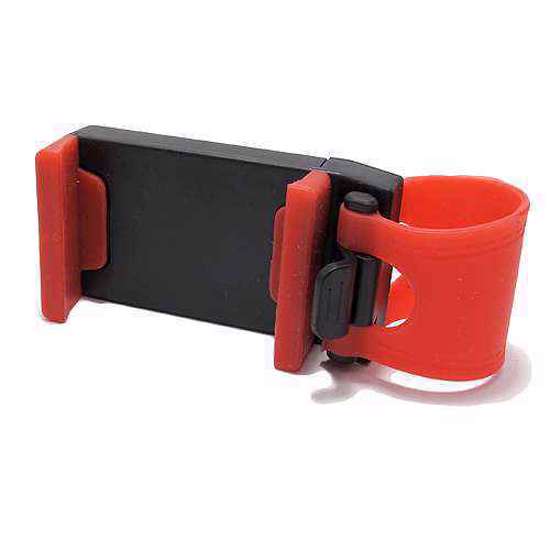 Drzac za mobilni telefon QX za volan crno-crveni
