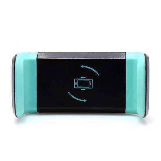 Drzac za mobilni telefon D28 2in1 crno-tirkizni (vakum i ventilacija)