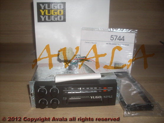 Radio kasetofon Yugo model 5744 *10404356*