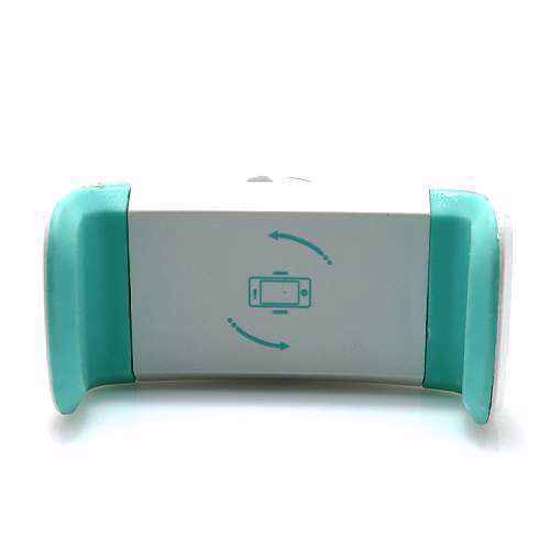 Drzac za mobilni telefon D28 2in1 belo-tirkizni (vakum i ventilacija)
