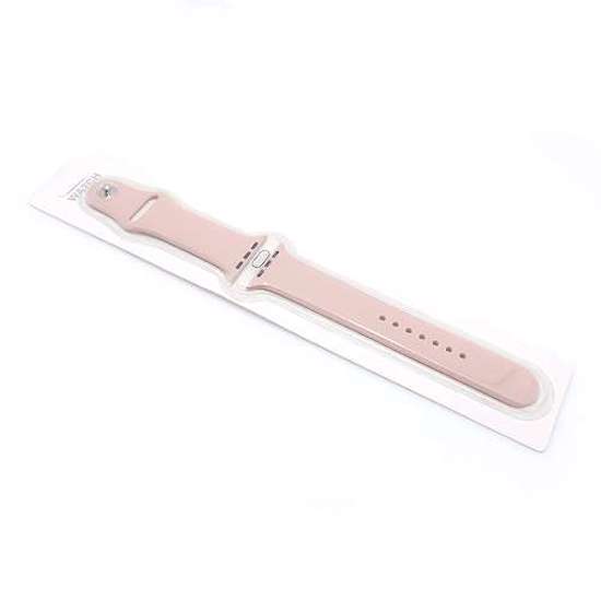 Narukvica za Apple Watch 1-4 sat 42/44mm silikonska prljavo roze (CN19)