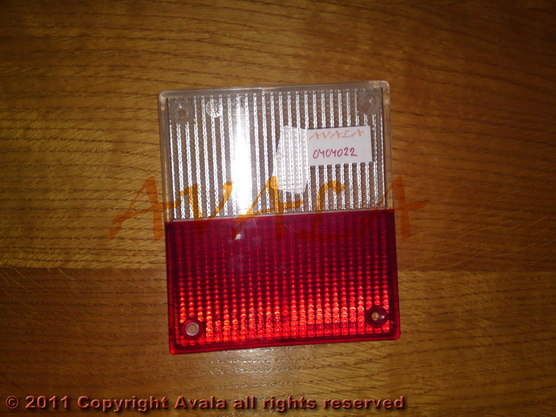 Staklo dodatne stop lampe levo (belo-crveno) *10404022*