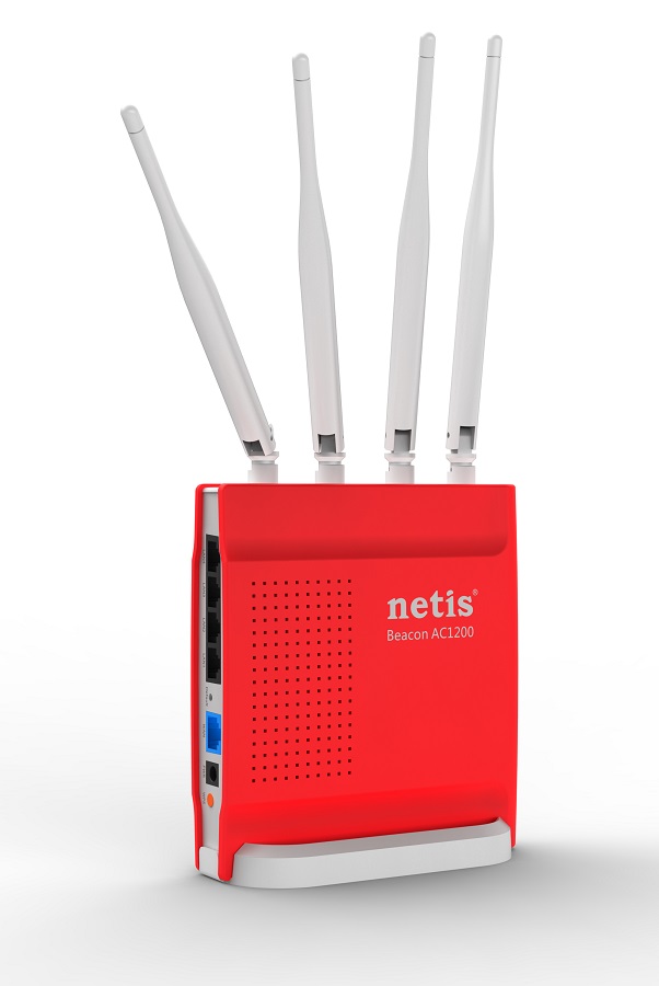 Netis Wireless N Router DUAL BAND, 4 x 5dBi antenna, WF2681