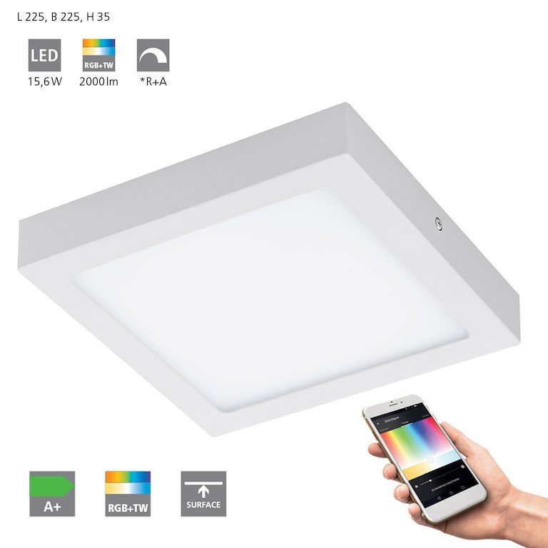 AKCIJA LED RGB bluetooth plafonjera FUEVA-C 96672 – Garancija 5god