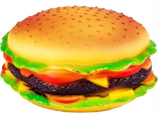Hamburger igračka za kućne ljubimce