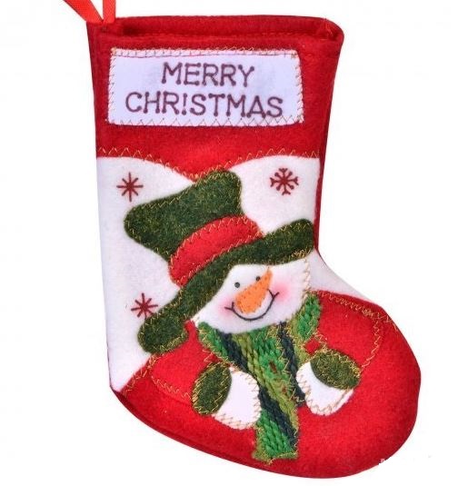 Ukrasna novogodišnja čarapa – Sneško Belić