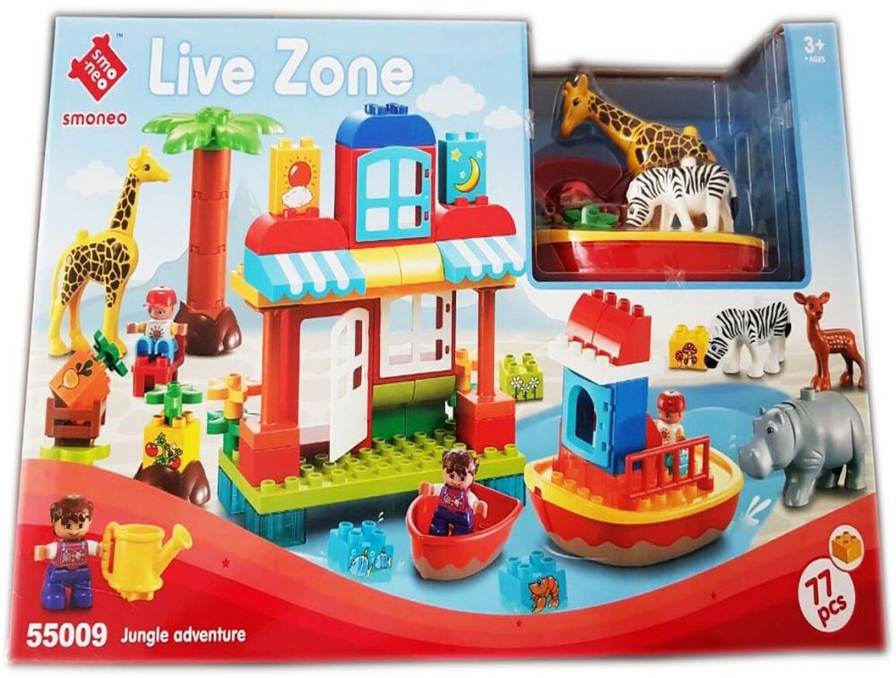 SET Kockica 77 delova – Live Zone JUNGLE ADVENTURE