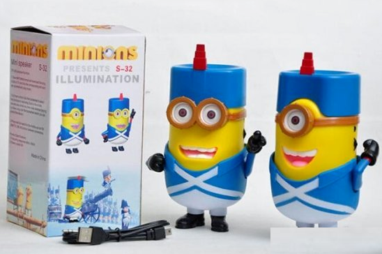 Minions mini speaker S32 prenosivi Zvučnik i Radio