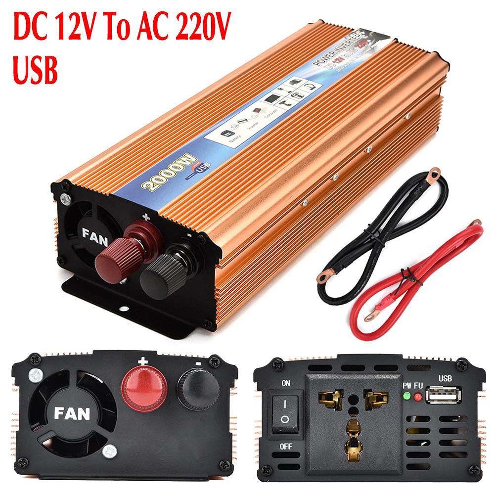 Invertor pretvarač sa 12V na 220V 2000W