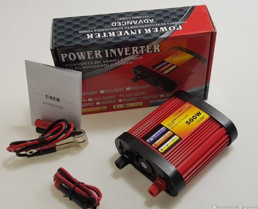 Invertor pretvarač sa 12V na 220V 500W – 2