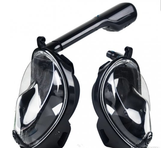 Maska za ronjenje za GoPro S/M, L/XL CRNA