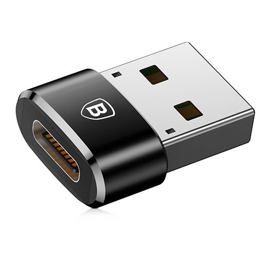 Adapter BASEUS Type C zenski na USB muski crni