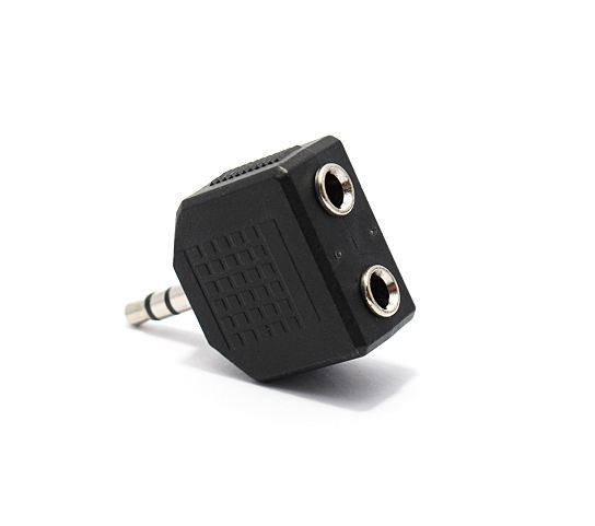 Adapter Aux 3.5mm na 2x 3.5mm