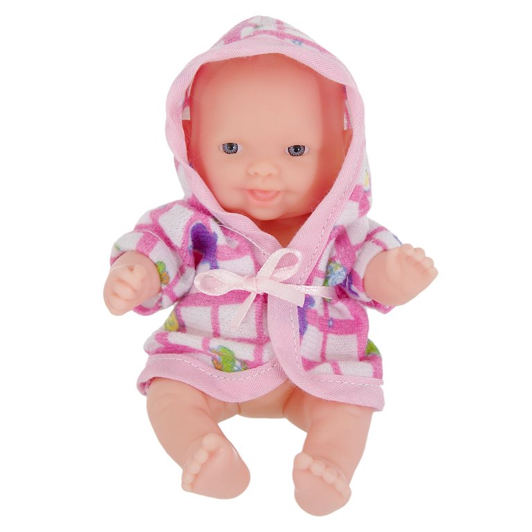 Beba u roze bade-mantilu 13 cm