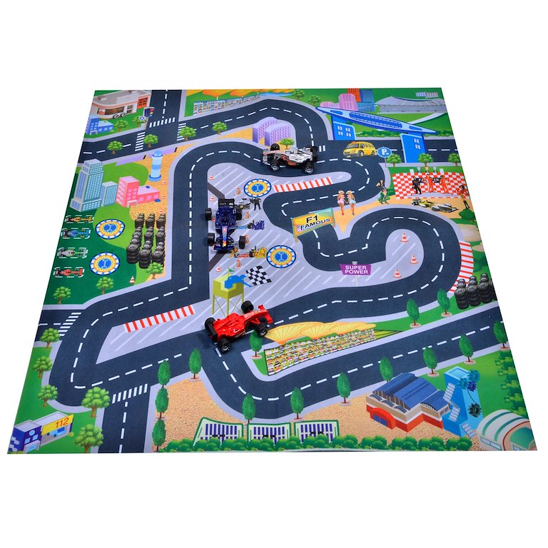 Tepih za igranje 80×70 sa trkačkim automobilima