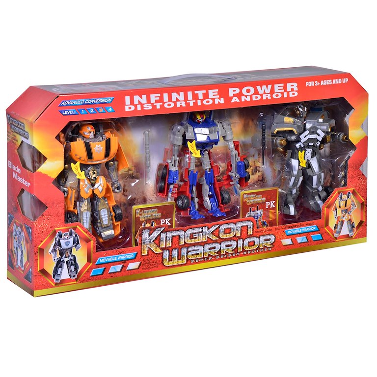 3 transformersa Optimus Prie, Bumblebee i Megatron – 17 cm