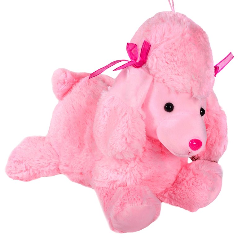 Roze pudlica 33 cm