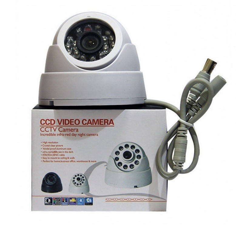CCD video camera 24led – dan i noc- BELA