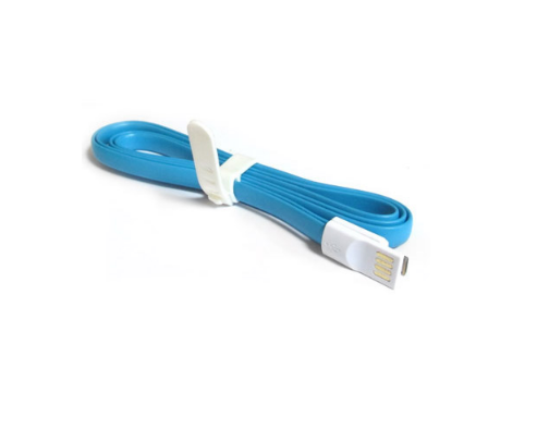 USB data kabal MAGNET microUSB plavi